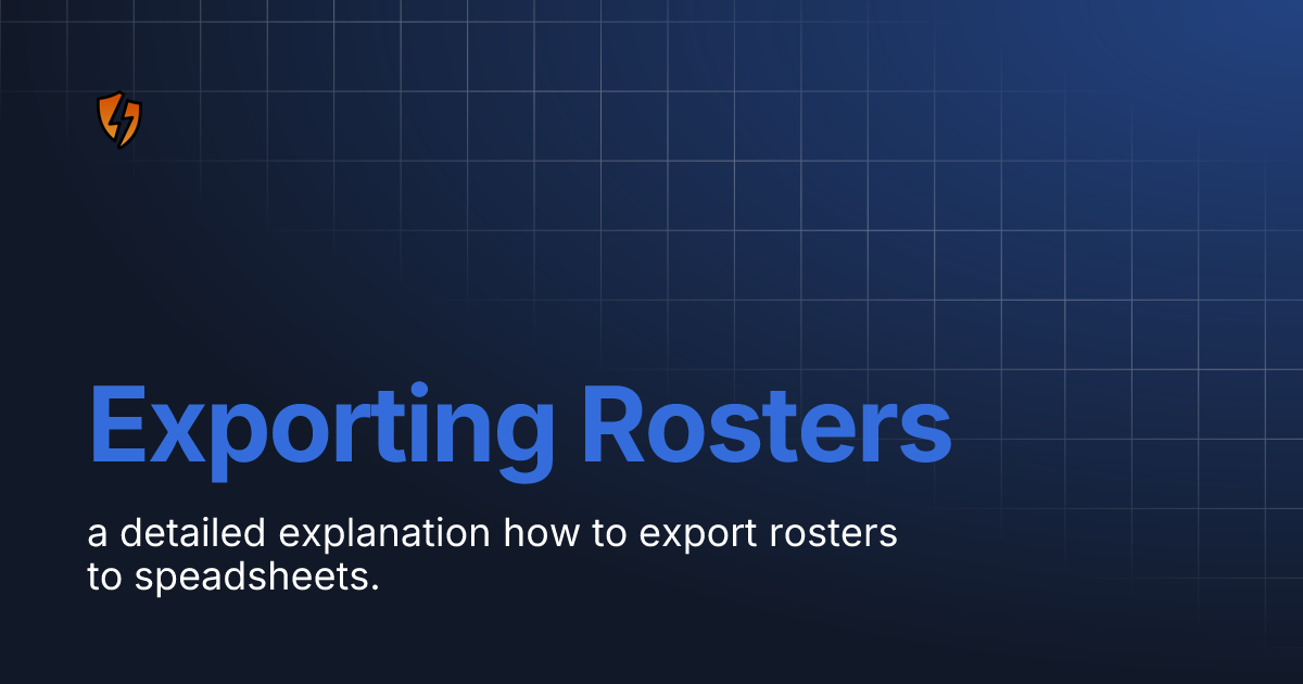 Exporting Rosters | ClashPerk Docs
